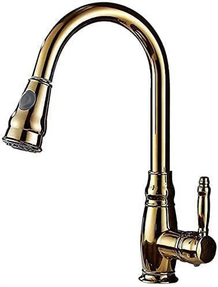 -Water Taps,Pull-Out Kitchen Faucet 360° Rotating Sink Faucet, 2 Types ...