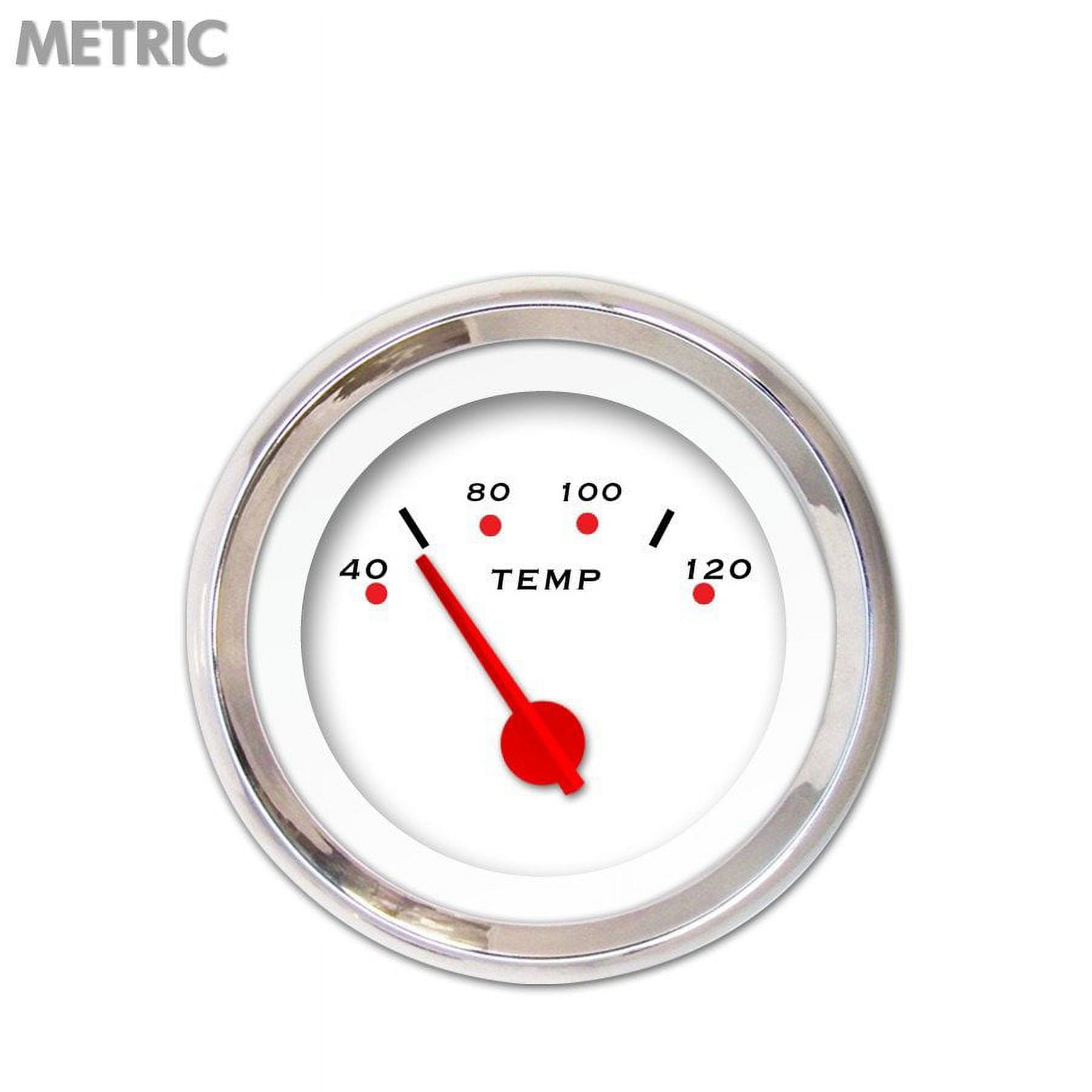 Aurora Instruments GAR255ZM by LABCE Water Temp Gauge - Metric Pegged ...
