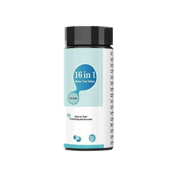 Water Test Strips for Lead & Heavy Metals - 16 in 1 Kit, Fast, Accurate ...