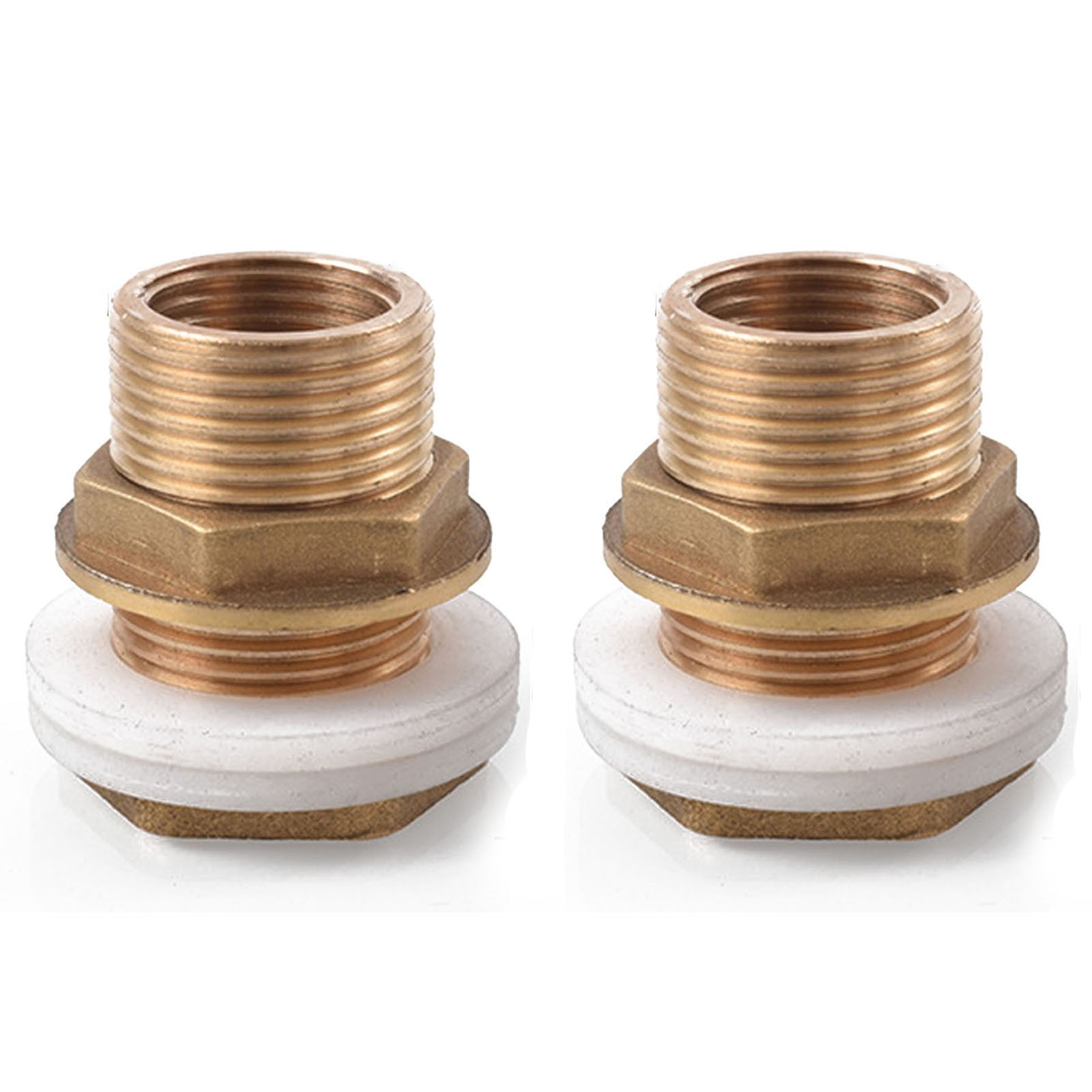 Water Through 3/4 Inch Tank Guide Brass Rain Screw Connection - Walmart.com