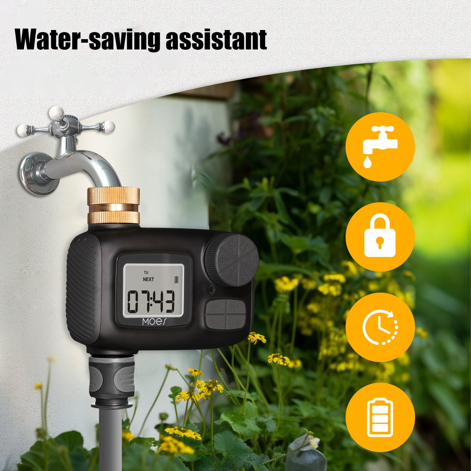 Water Timer for Garden Hose | Automatic Irrigation Timer | Digital Hose ...