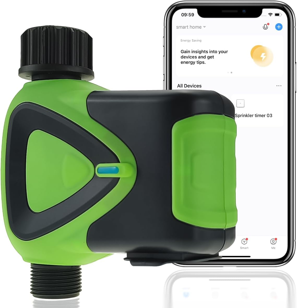 Water Timer for Garden Hose, Hose Sprinkler Timer with Tuya/ Life App ...