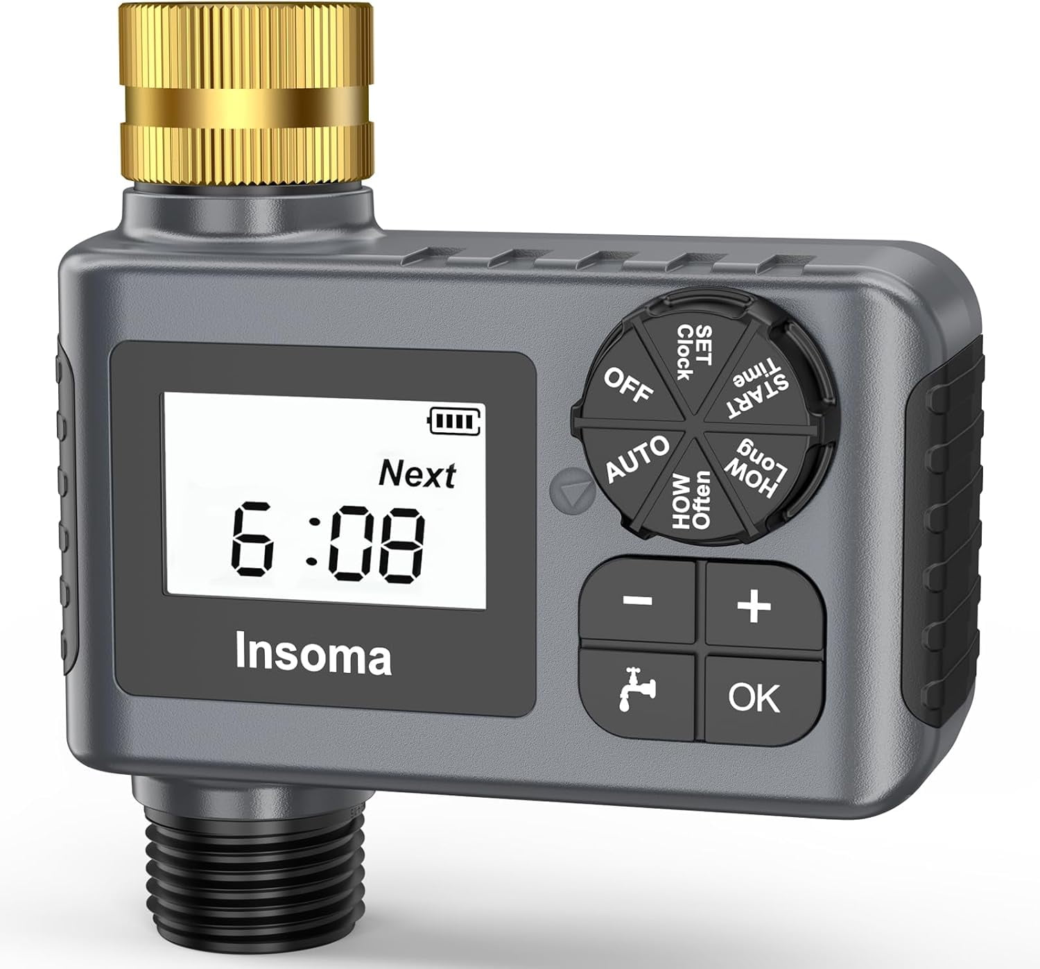 Water Timer for Outdoor Garden Hose, Hose Timer with Rain Delay/Manual ...