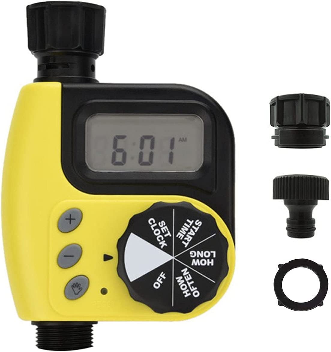 Water Timer, Outdoor Watering Controller Automatic Sprinkler Electronic ...