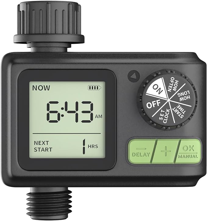 Water Timer for garden hose - Programmable Sprinkler Timer, Hose ...