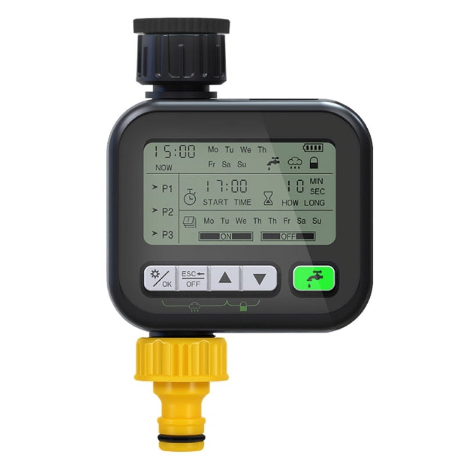 Water Timer with 6 Separate WateringPrograms Garden Lawn Faucet Timer ...