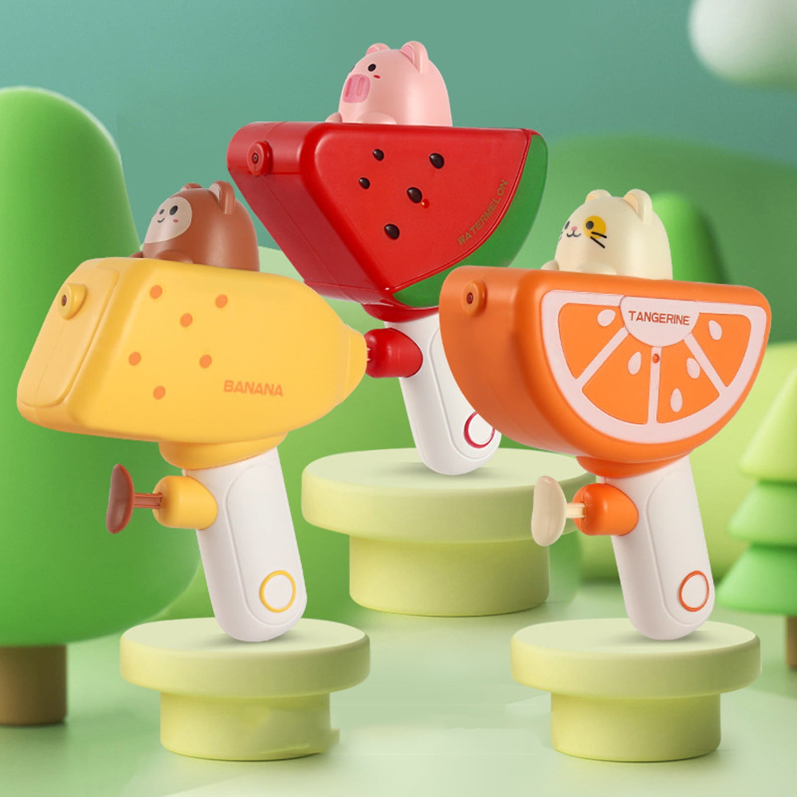 Water Toy Fruit Mini Children's Small Water guns for pool float Long ...