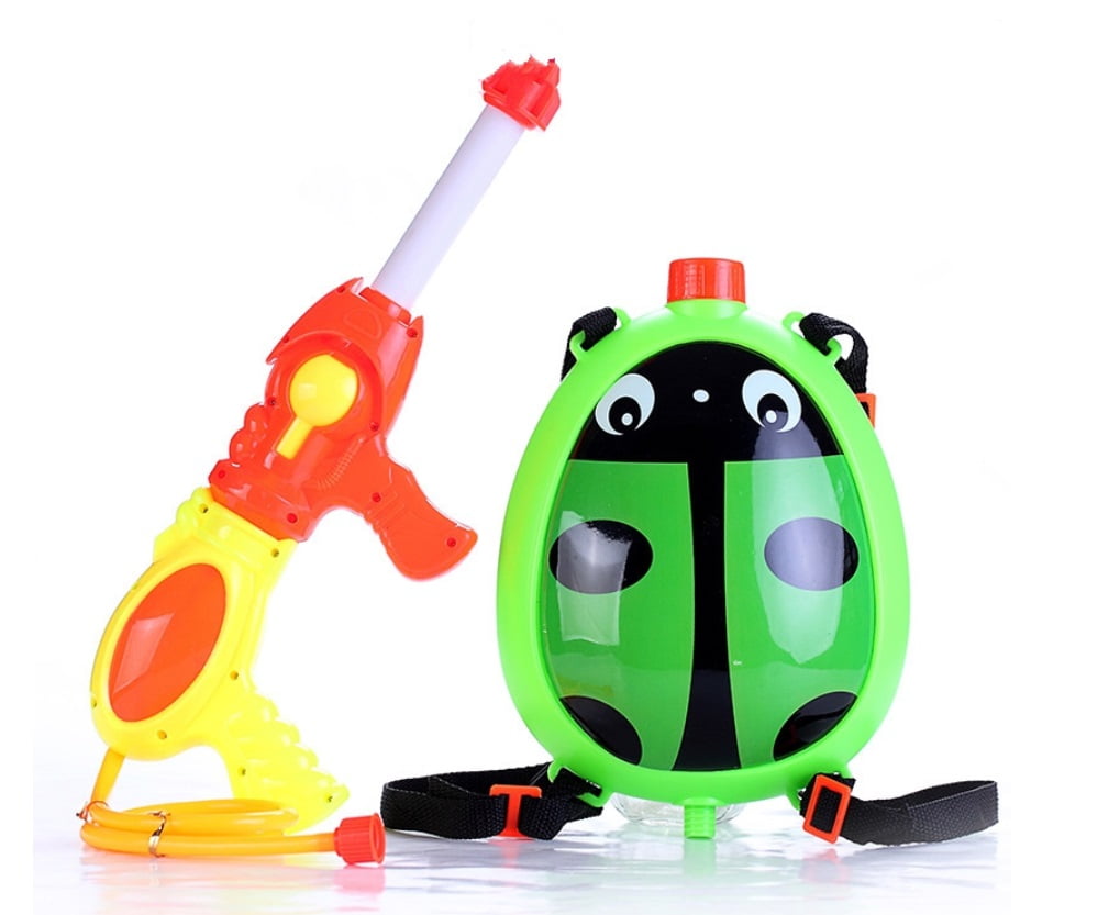 Water Gun Backpack Water Blaster for Kids Lady Bug Green - Water ...