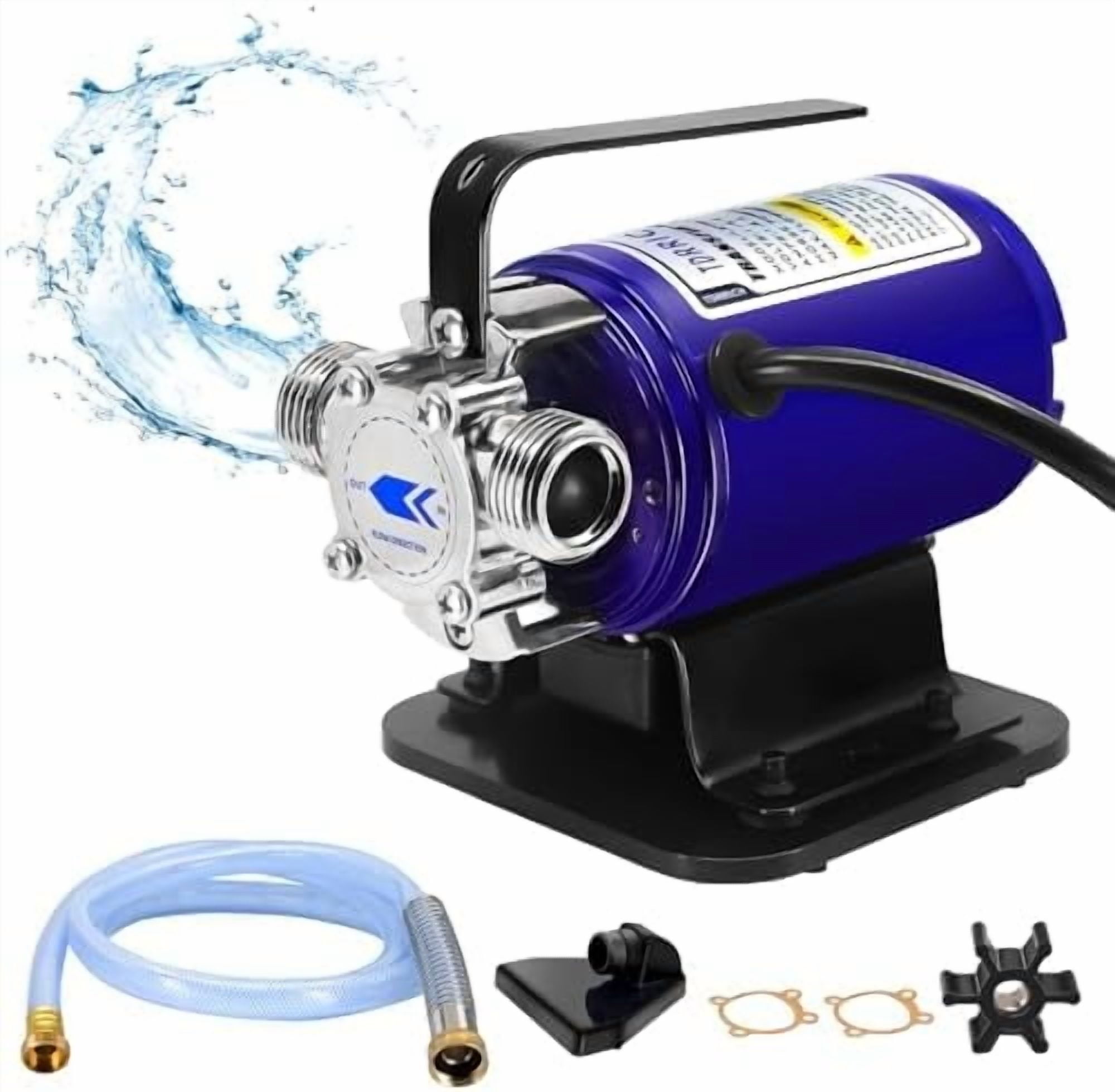 Water Transfer 115V 1/10HP Electric Utility Pump with Inline Hose Kit ...