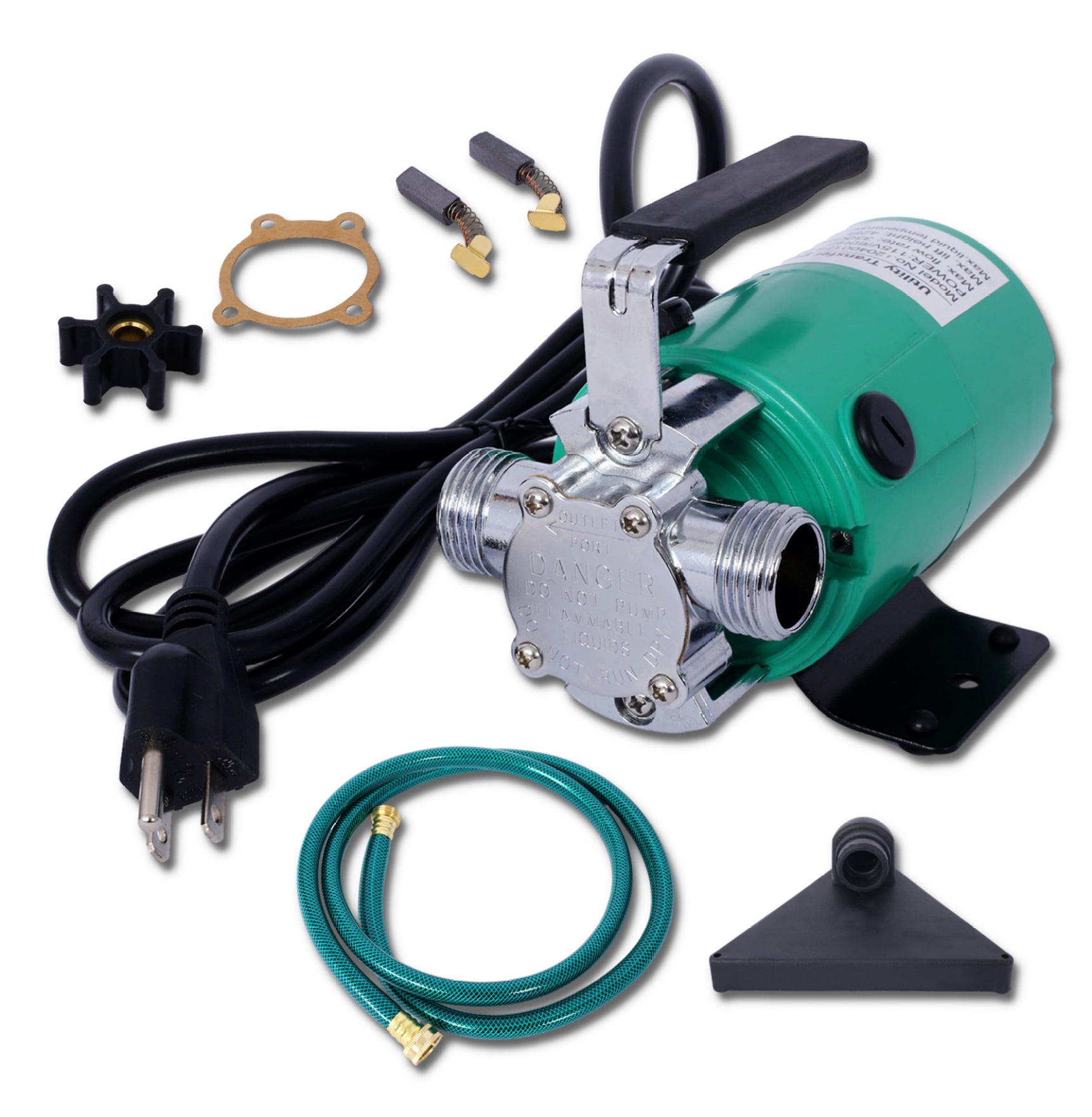 Water Transfer Pump, 115V 330 Gallon Per Hour - Portable Electric ...
