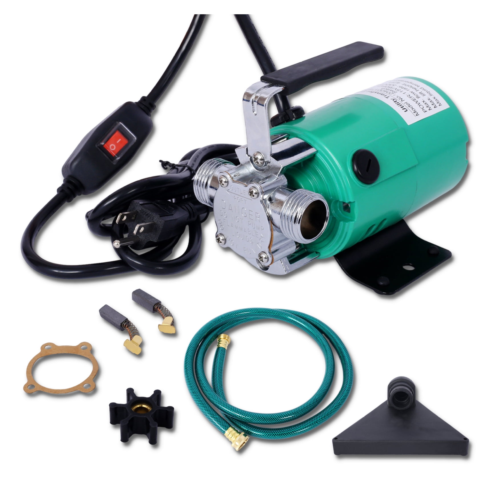 Water Transfer Pump, 115V 330 Gallon Per Hour - Portable Electric ...