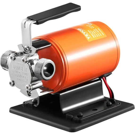 Water Transfer Pump 12V, Utility Pump, 360 GPH Larger , 46FT High-Lift ...