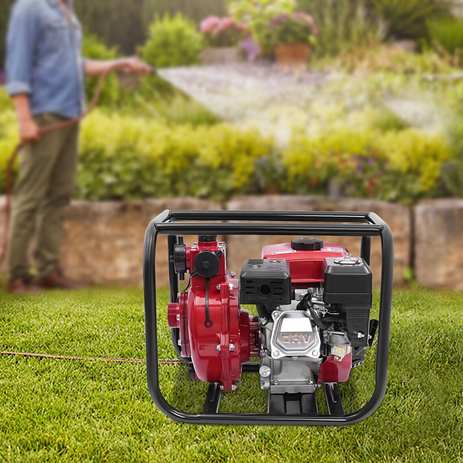 Water Transfer Pump, Gas-powered Water Pump Modern Gasoline Engine ...