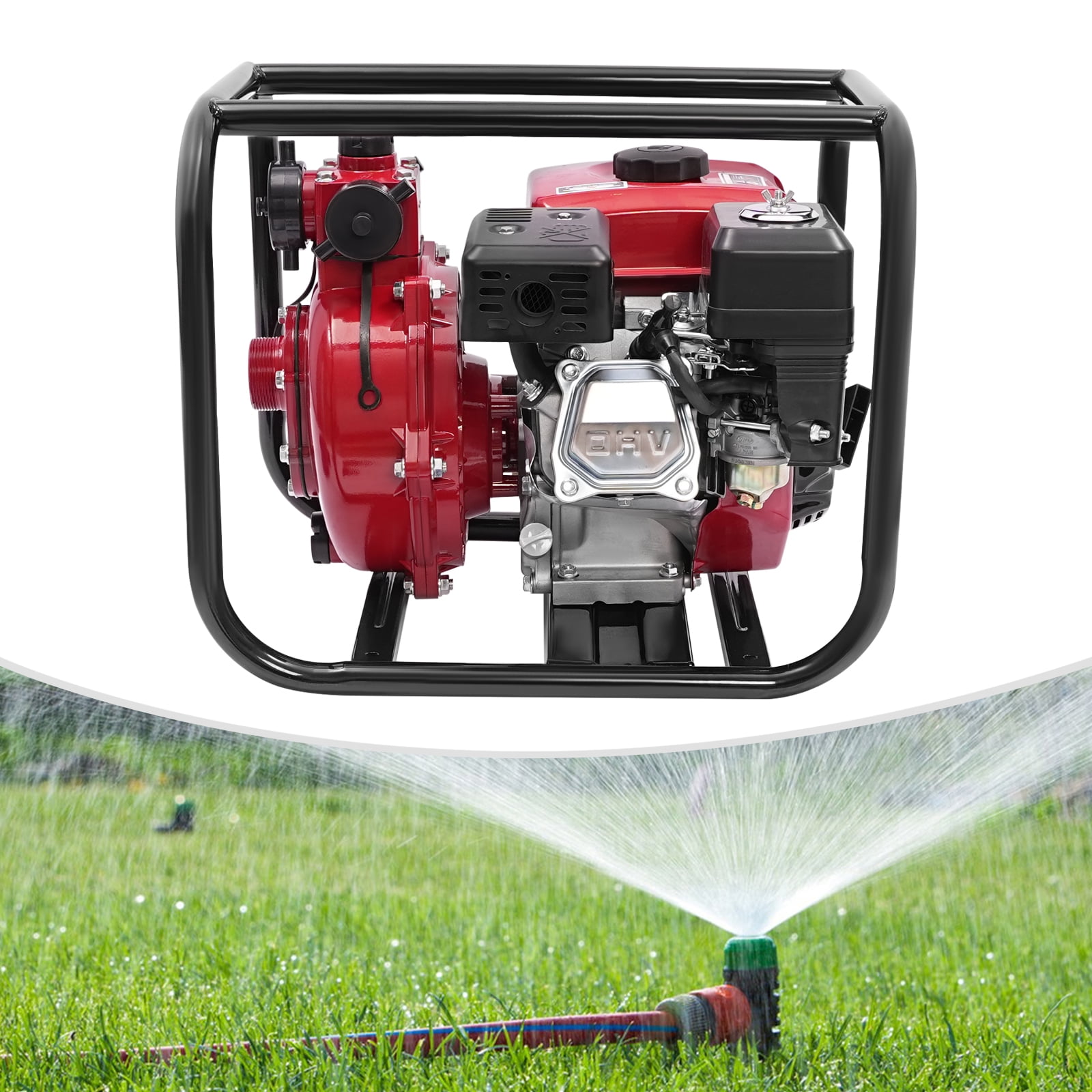 Water Transfer Pump, Modern Gasoline Engine Water Pump, Gas-powered ...