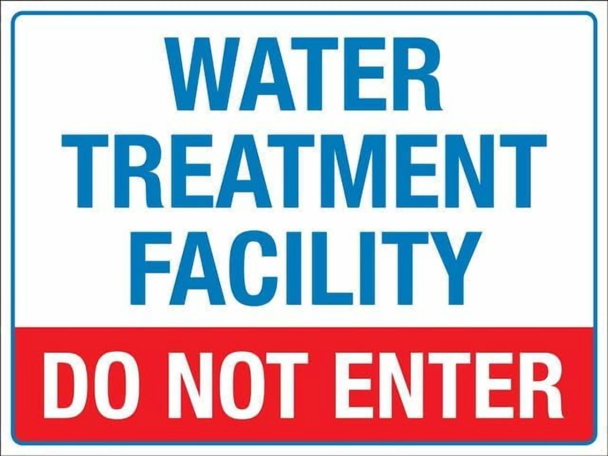 Water Treatment Facility Retro Vintage Sign Home Bar Pub Kitchen ...
