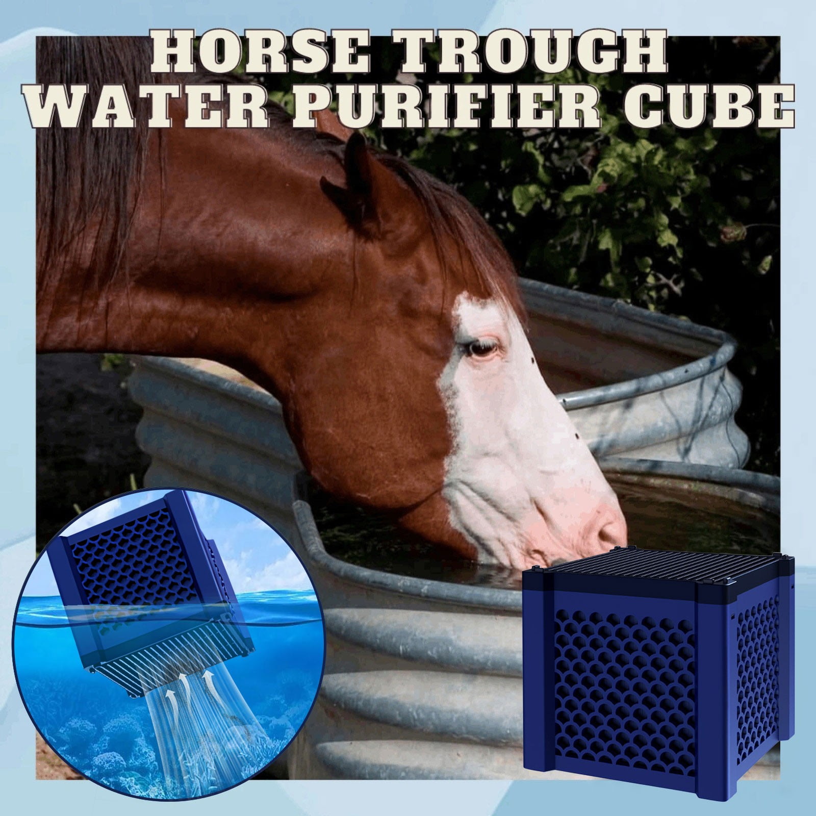 Water Trough Filter,Water Trough Purifier Cubes,Activated Carbon,Super ...