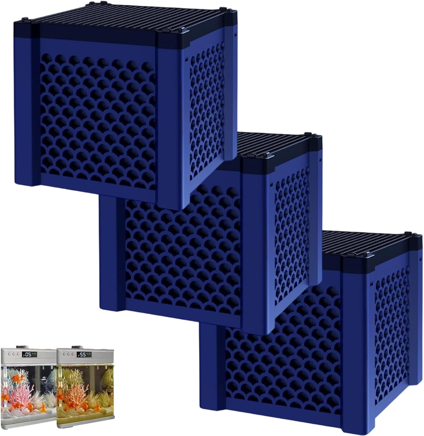 Water Trough Purifier Cube, Activated Carbon Filter Media for Fish ...