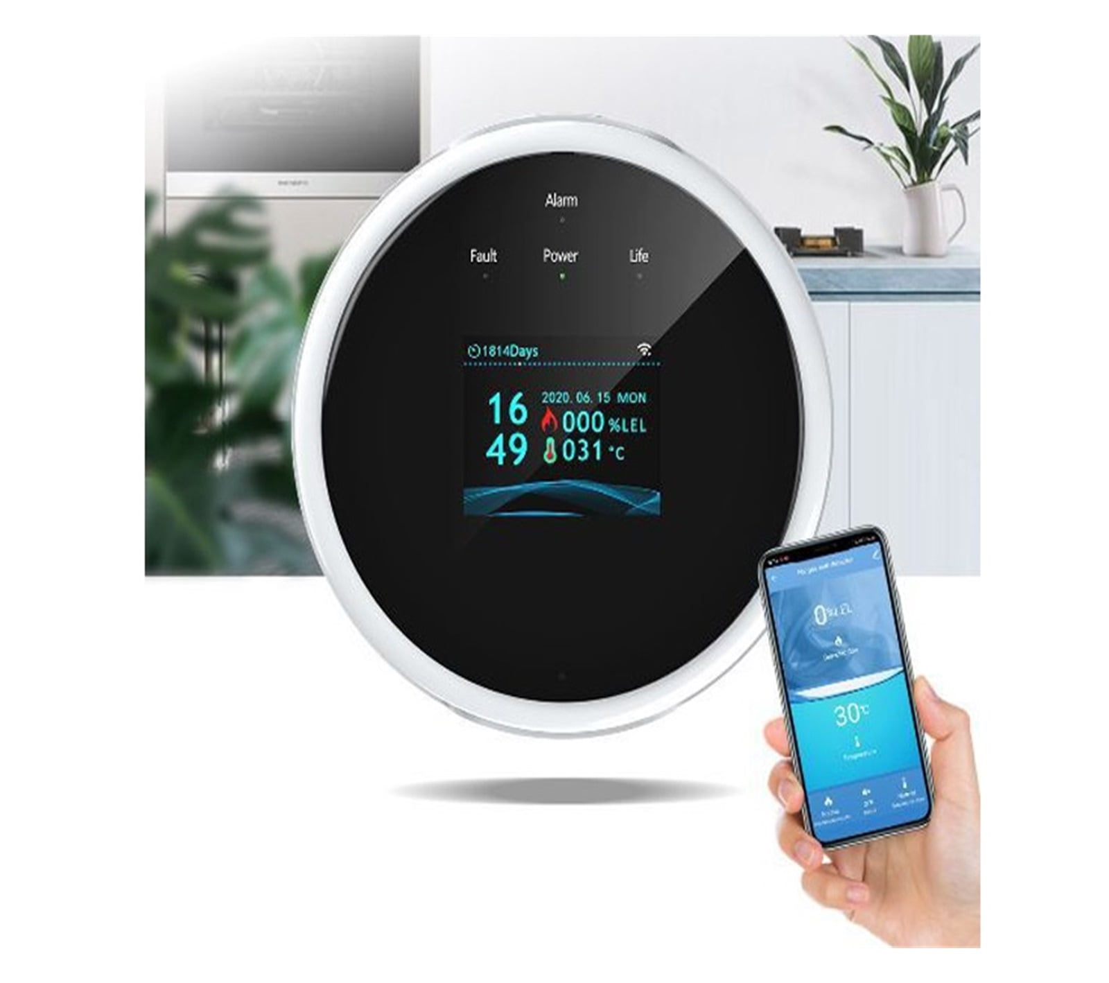 Water Valve Auto Control Smart Gas Valve Remote Control Vioce Control ...