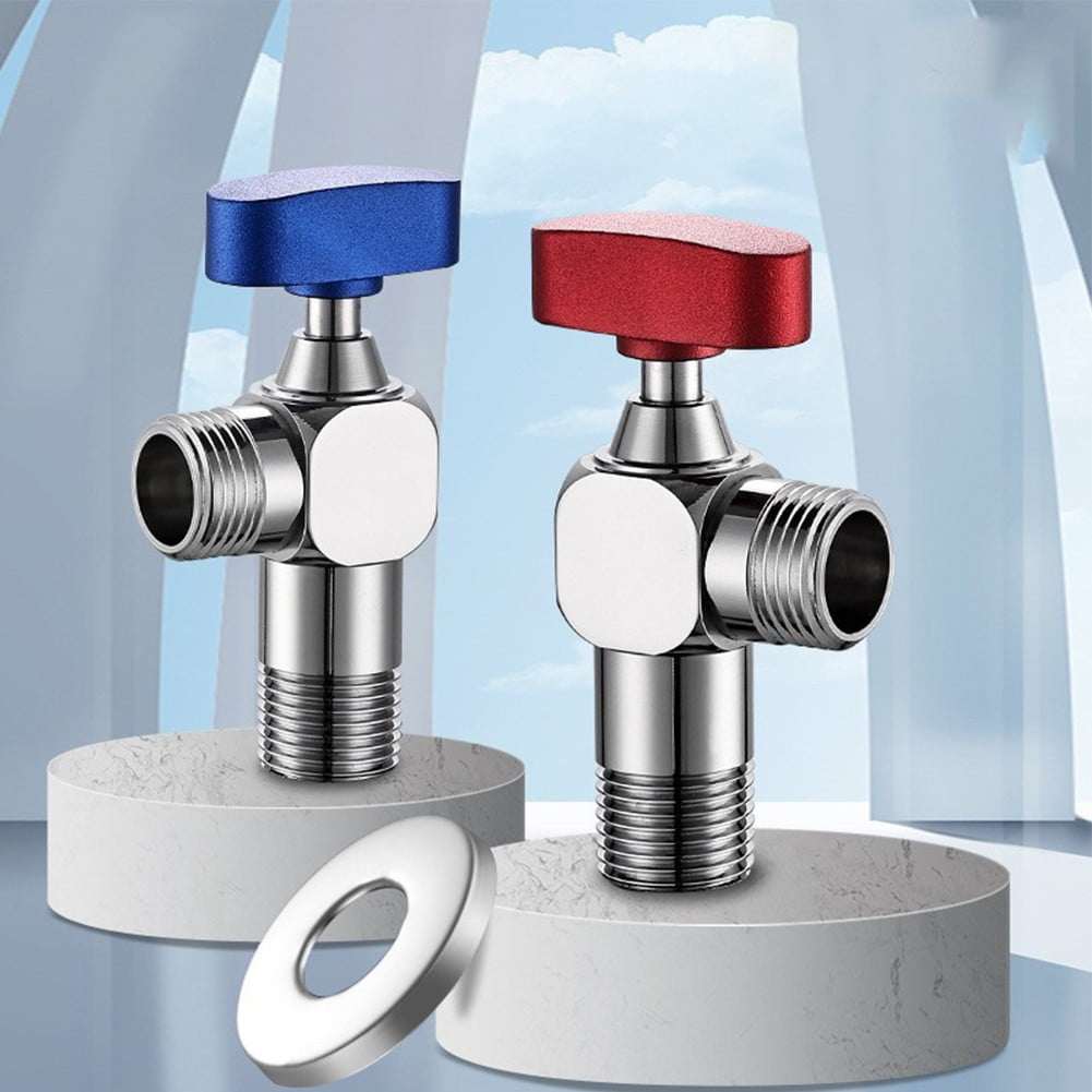 Water Volume Toilet Inlet Angle Valve Wall Mounted Cold Hot for ...