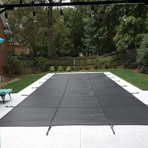 WaterWarden Inground Pool Safety Cover 16' x 40', Rectangle, 15-Year ...