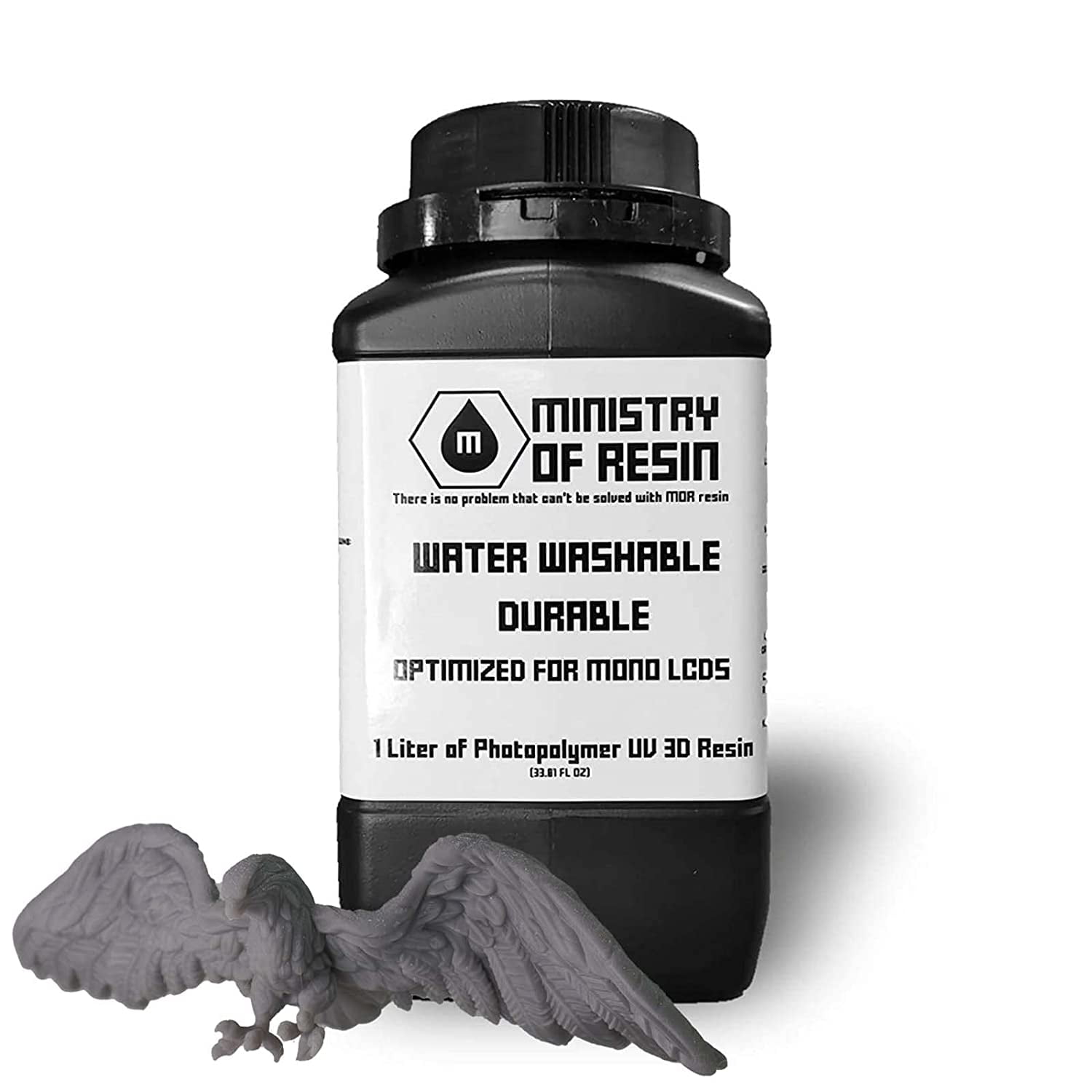 Water Washable Resin Durable Non-Brittle Low Odor 3D Printer Resin ...