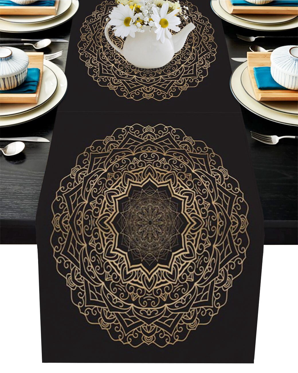 Water Wave Japanese-style Dinning Table Decoration Coffee Table Decor ...