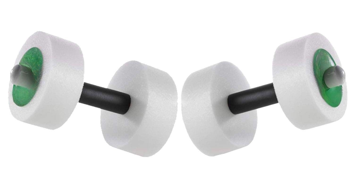 Water Weights, Aquatic Dumbbells for Pool Fitness, 2 Foam Weights with ...