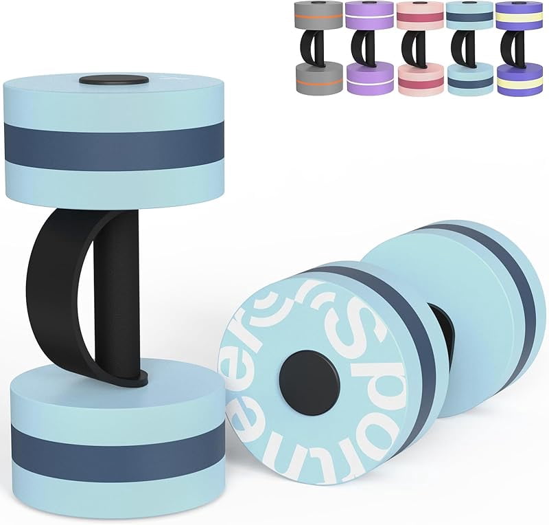 Water Weights Aquatic Exercise Dumbbells Water Dumbbell Aerobics ...