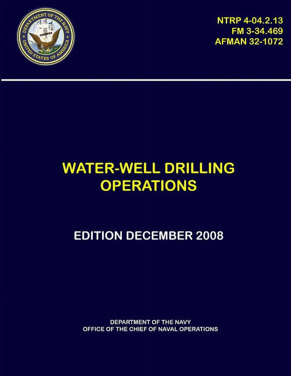 Water Well Drilling Operations Ntrp 4 04 2 13 Fm 3 34 469