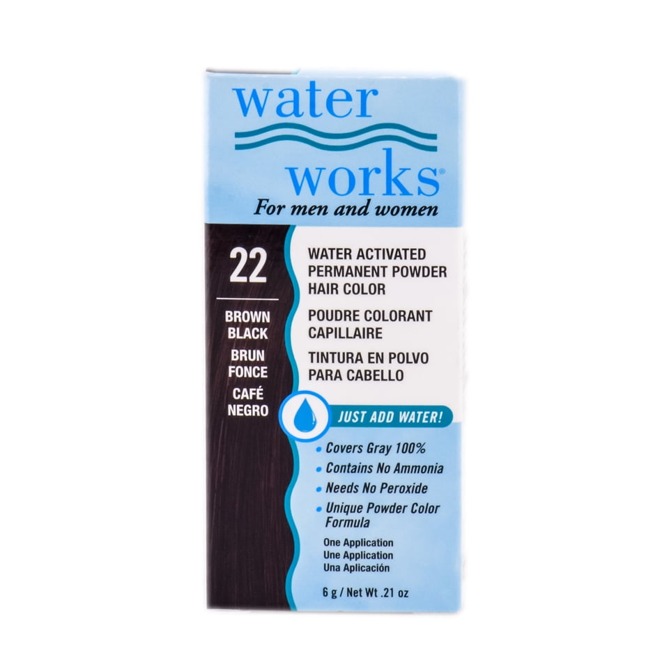 Water Works Activated Permanent Powder Haircolor (Color : #22 Brown ...