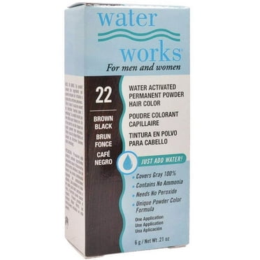 Water Works Permanent Powder Hair Color #23 Natural Dark Brown (6 Pack ...