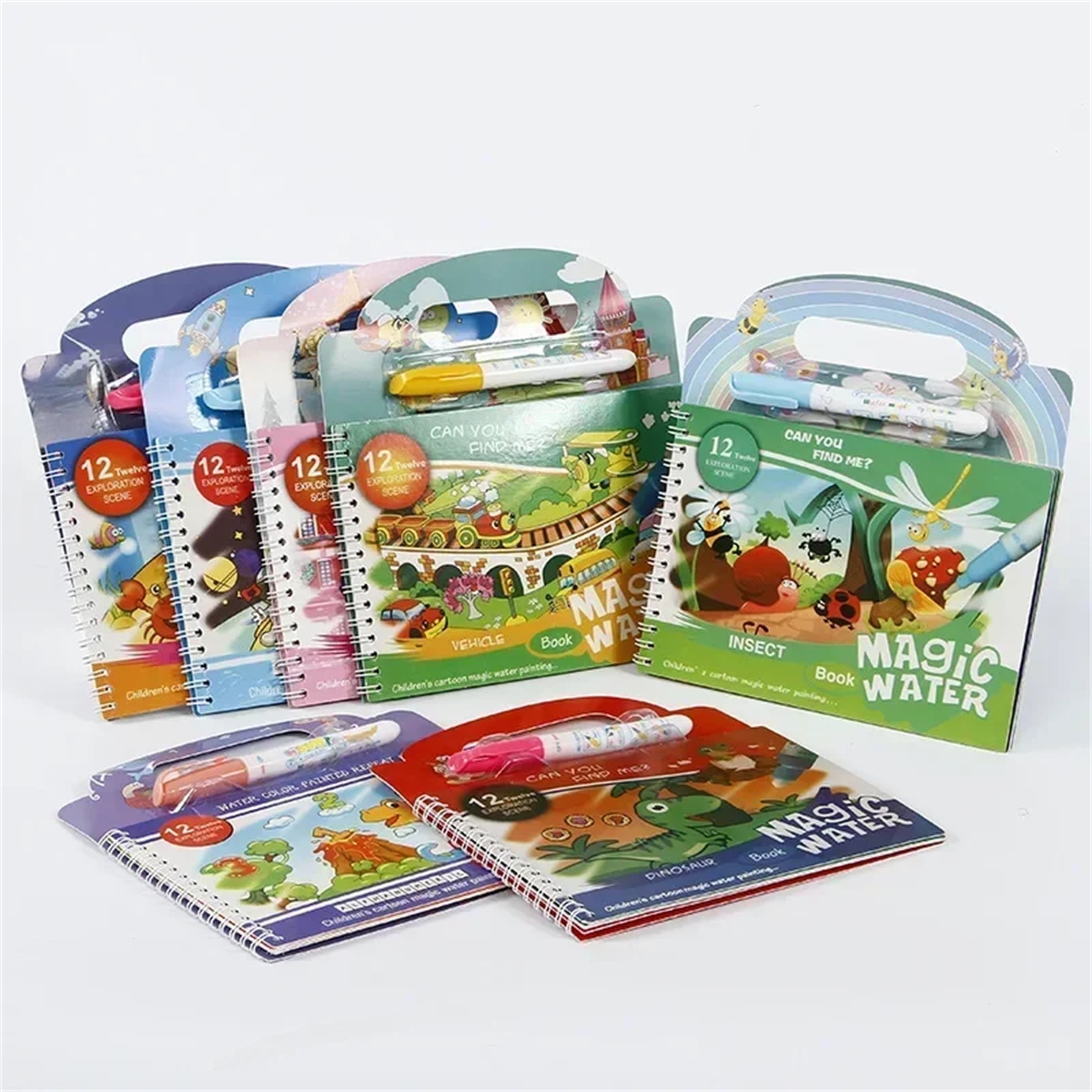 YUANGUI Water Wow Books for Toddlers 1-3 Water Coloring Books,Water ...