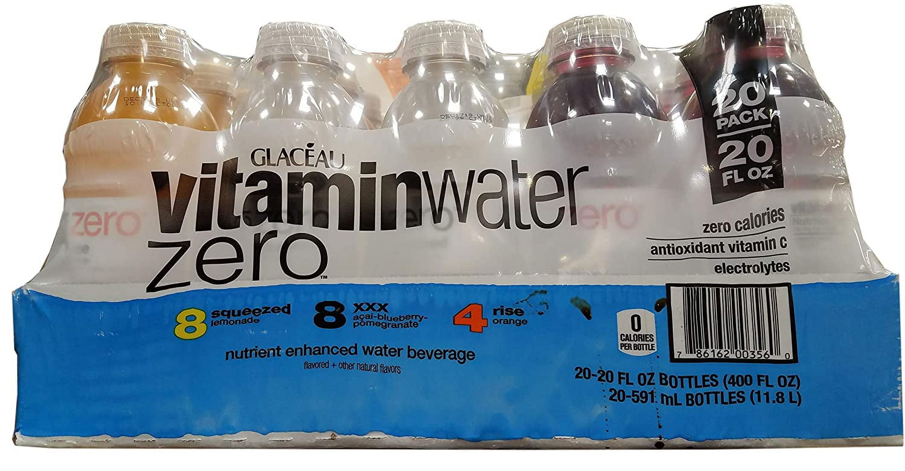 Water Zero Variety Pack, 20 Fl Oz (Pack of 20) - Walmart.com