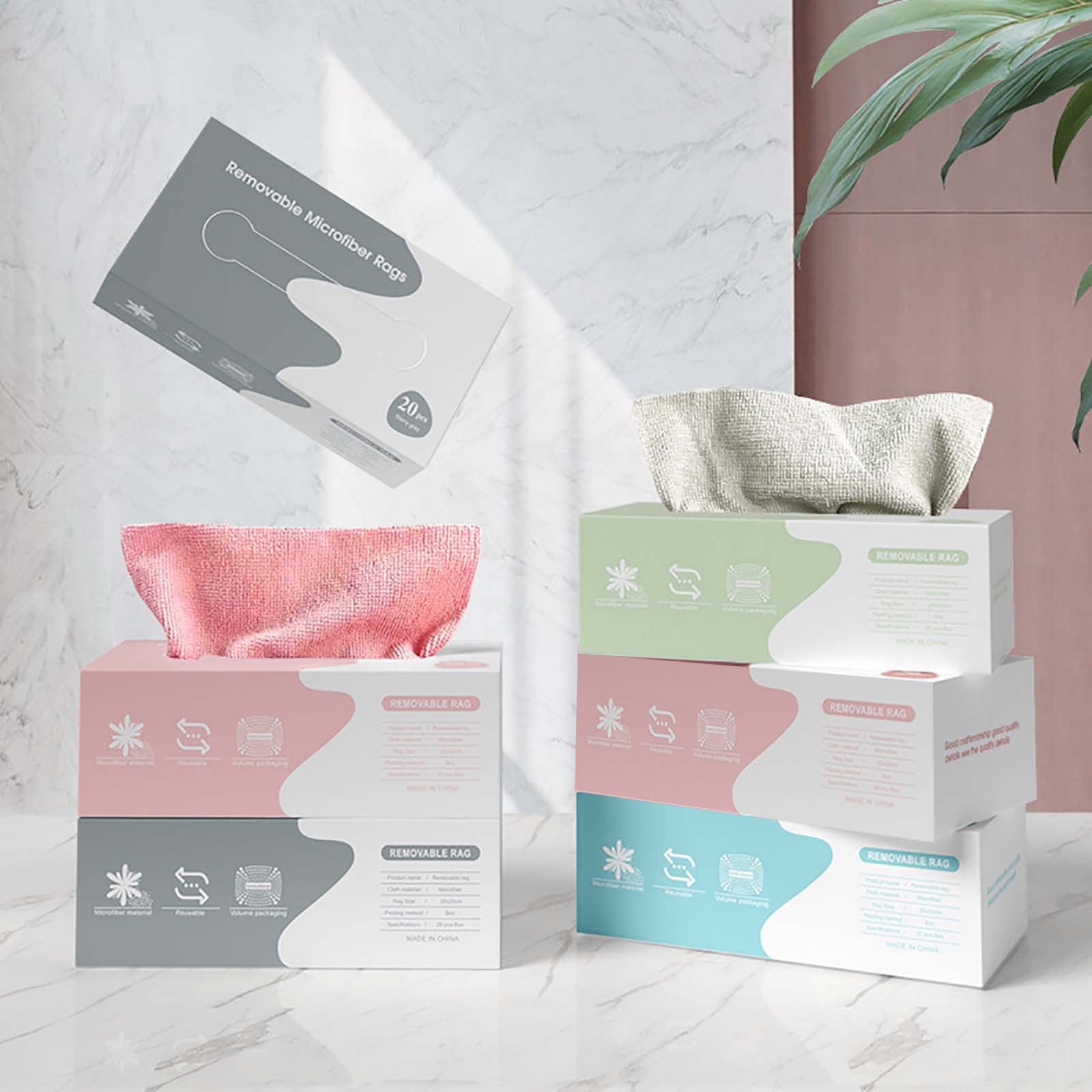 Water-absorbent Dishcloths, Disposable Kitchen Towels, Quick Drying ...