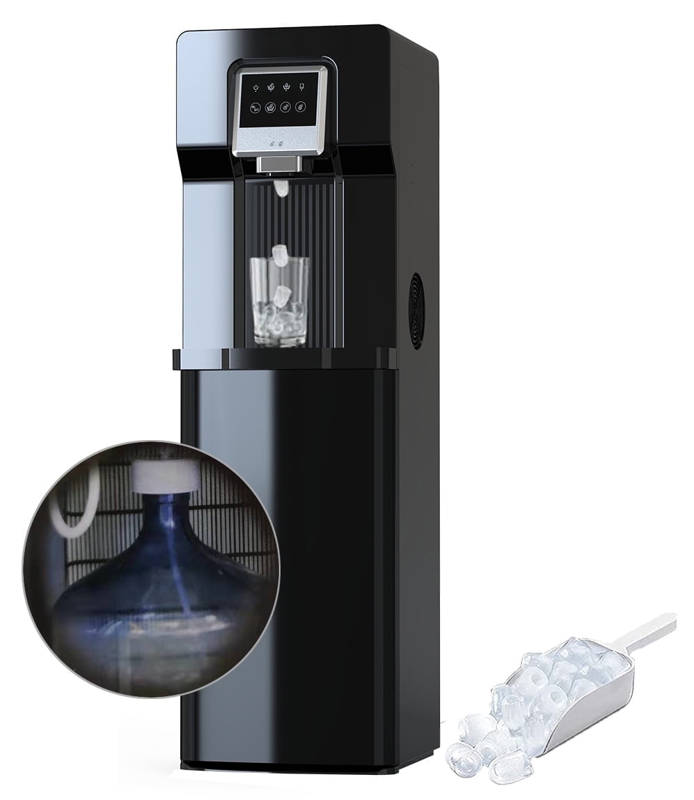 SOOPYK Water Dispenser Bottom Loader, 18 lbs Daily Ice Maker, No Hot ...