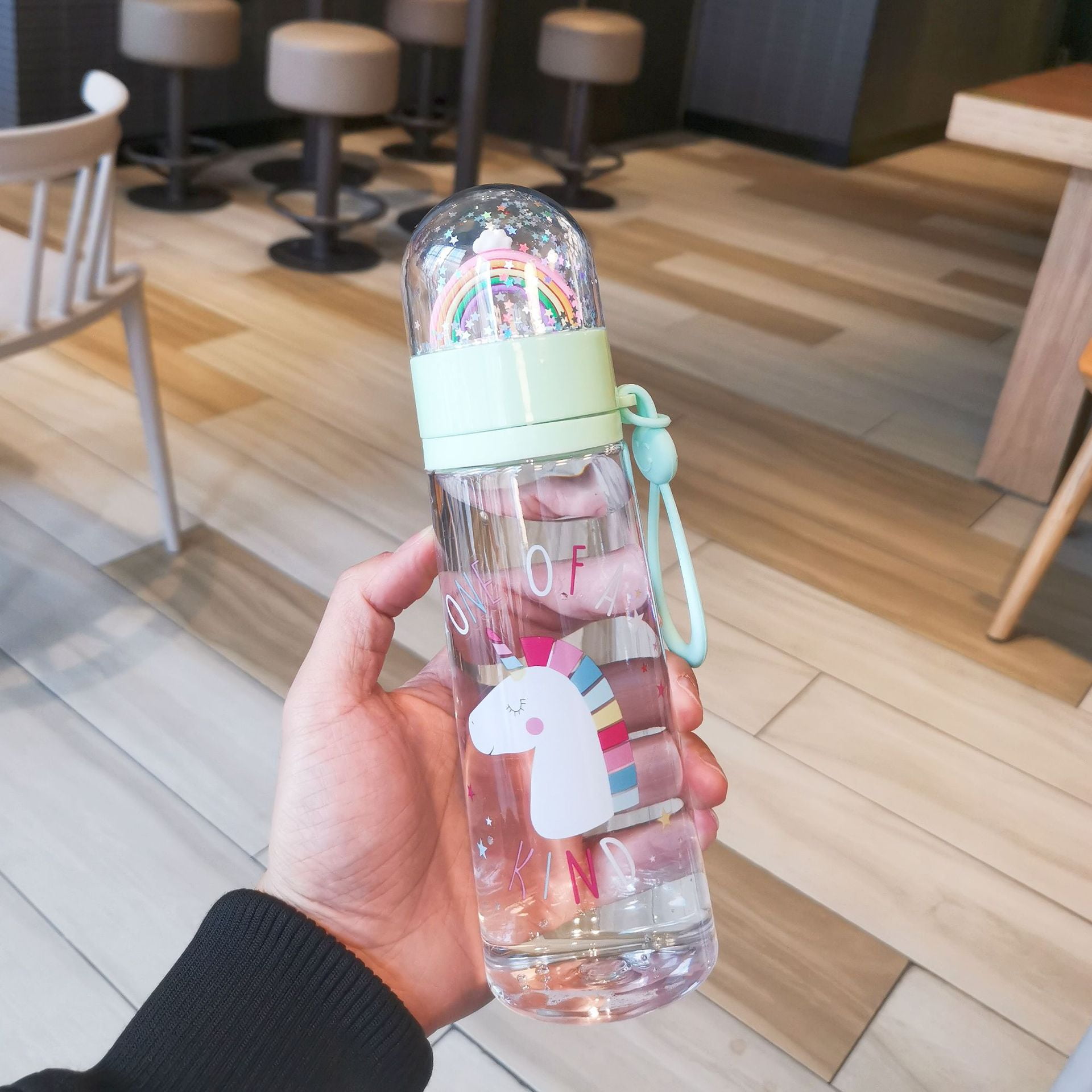 Water bottle cute unicorn creative micro landscape interesting design ...