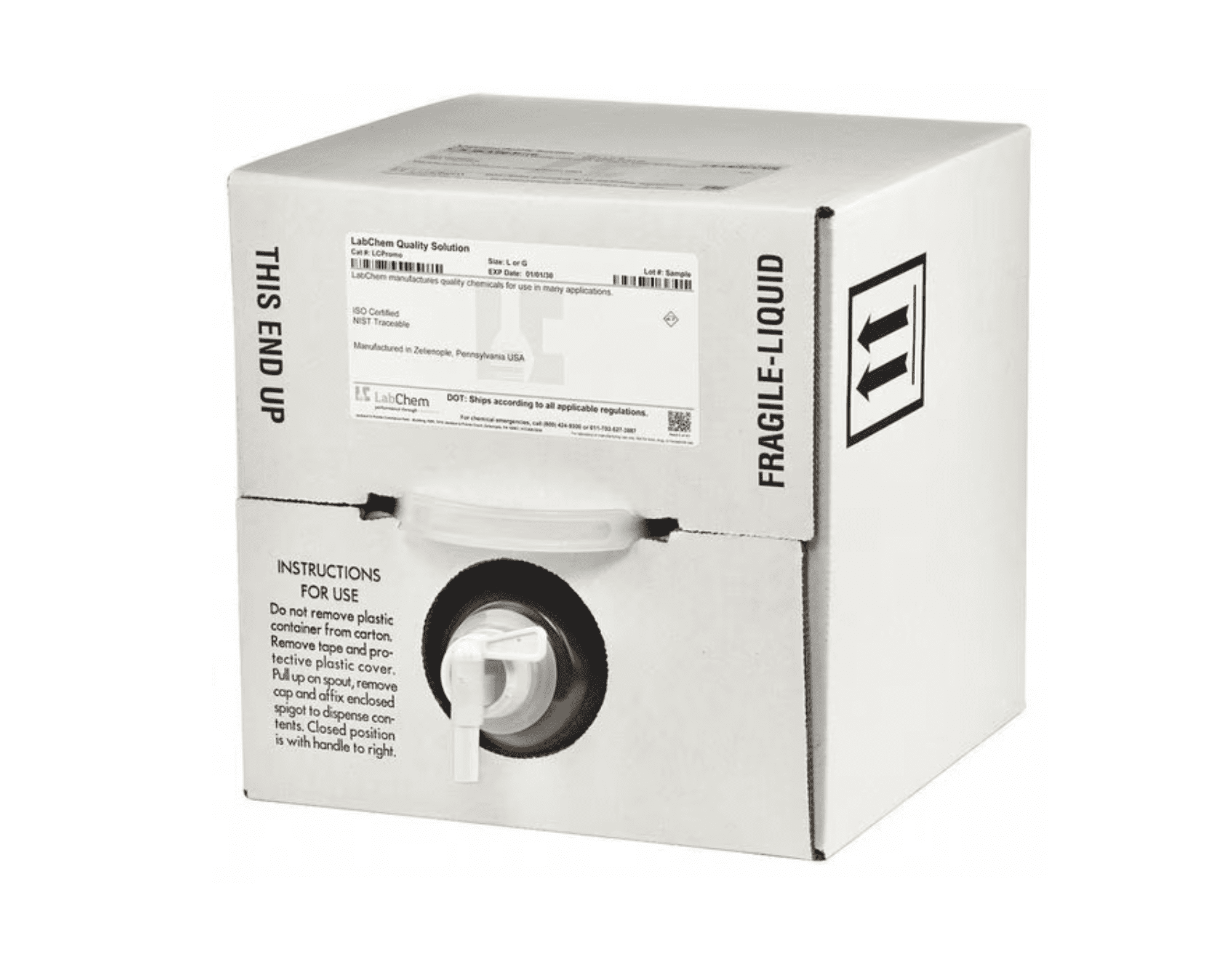 Water, deionized (ASTM Type II), 20 L - Walmart.com