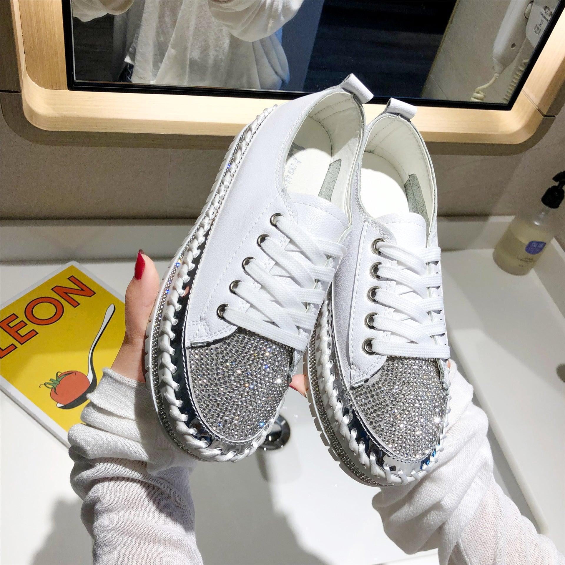 Water diamond muffin thick sole Lefu shoes - Walmart.com