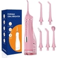 Water flosser tooth pick, portable oral irrigator dental device, with 4 ...