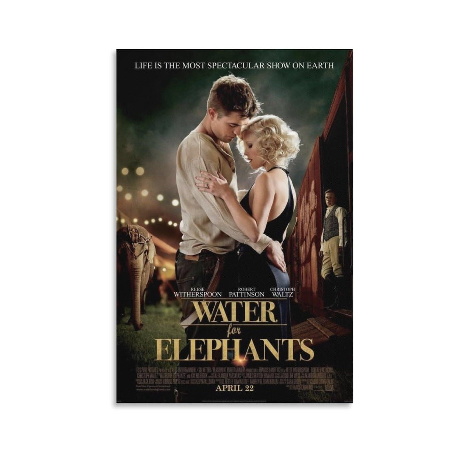 Water for Elephants Movie Poster 1 Print Photo Art Painting Canvas ...