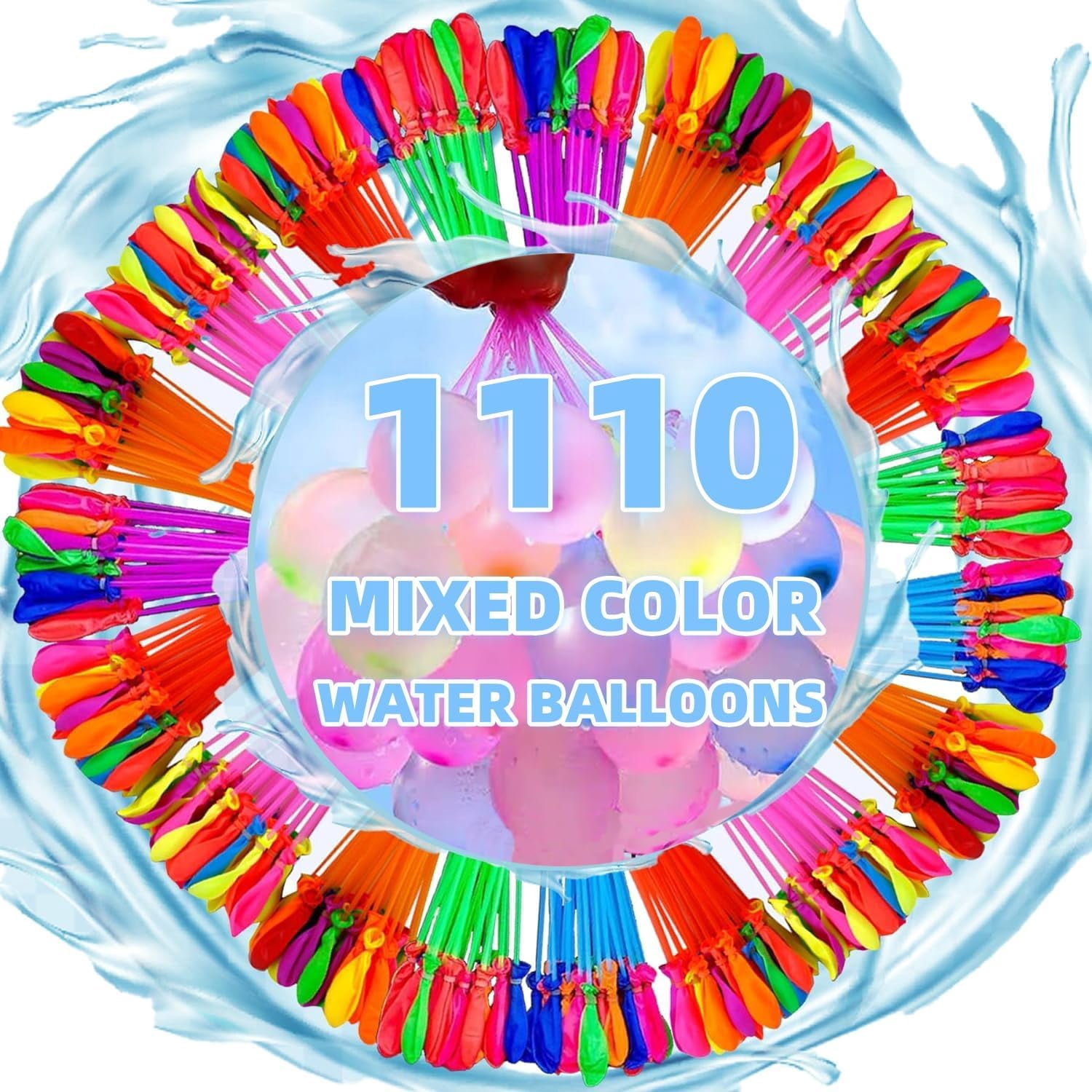 Water for Kids Adults Balloons Quick Fill Balloons Set Summer Splash ...