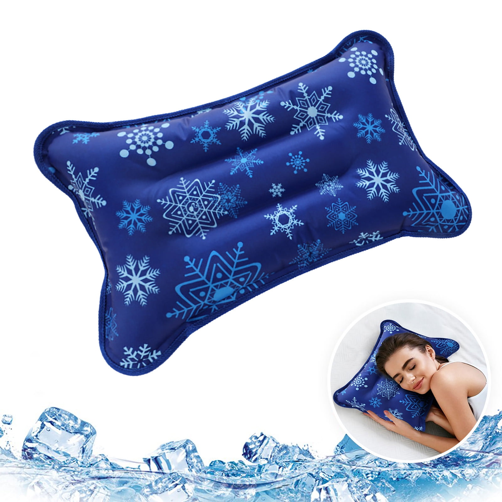 Water injection Cooling Ice Pillow Summer Cooling Sleep Ice Pillow ...