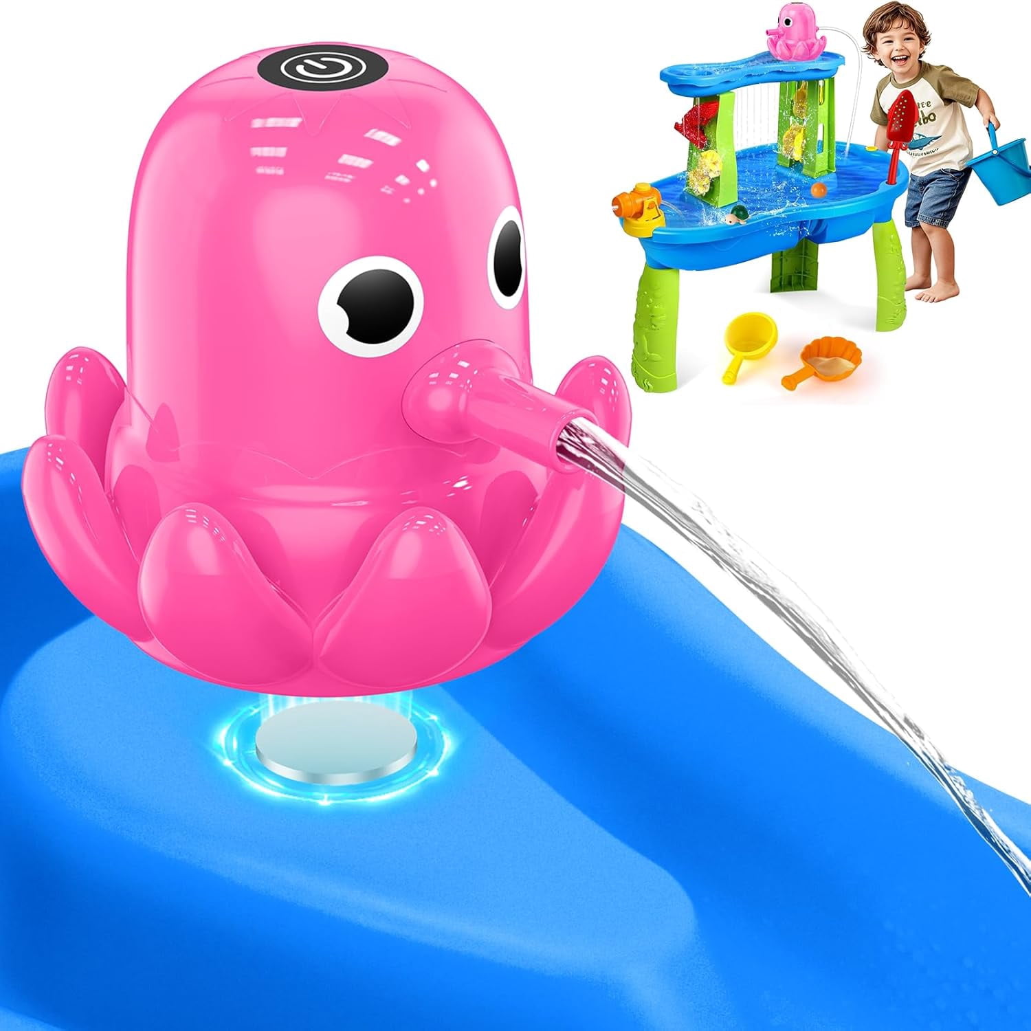 Water level pump - Wireless rechargeable water level pump, featuring a ...