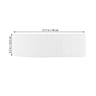 Hariumiu Clear Desktop Computer Keyboard Cover Skin for PC 108 Keys ...