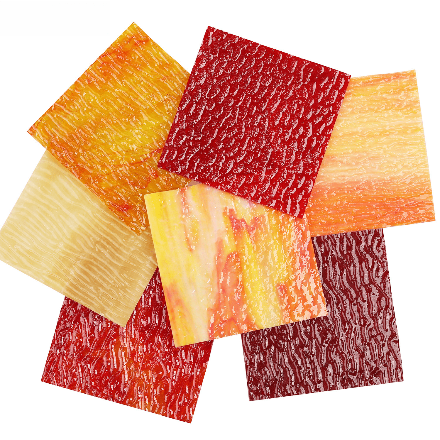 Water ripple texture color Mica glass mural inlaid DIY mosaic lamp ...