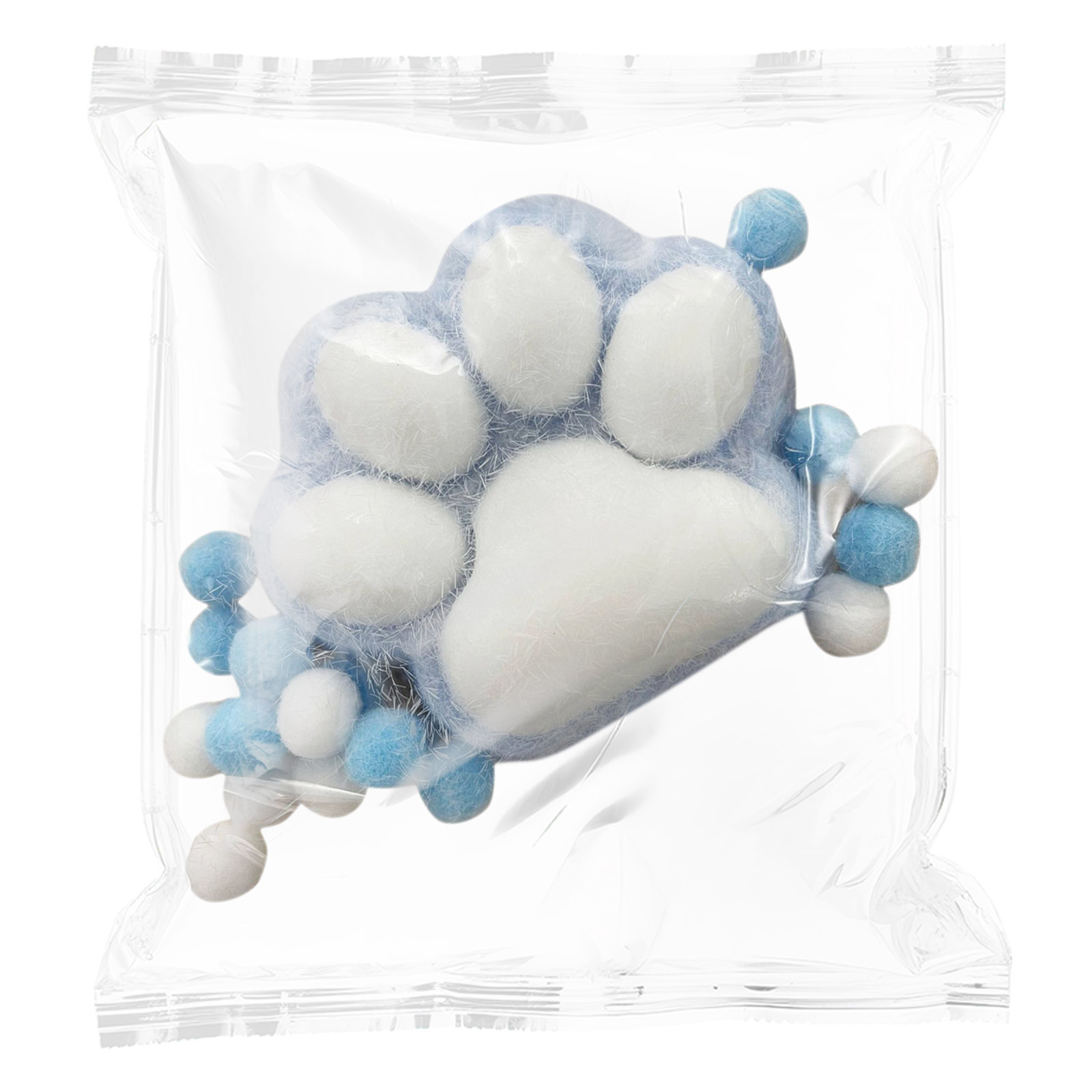 Water-sensitive plush cat paw squeeze oversized cat paw squeeze slow ...