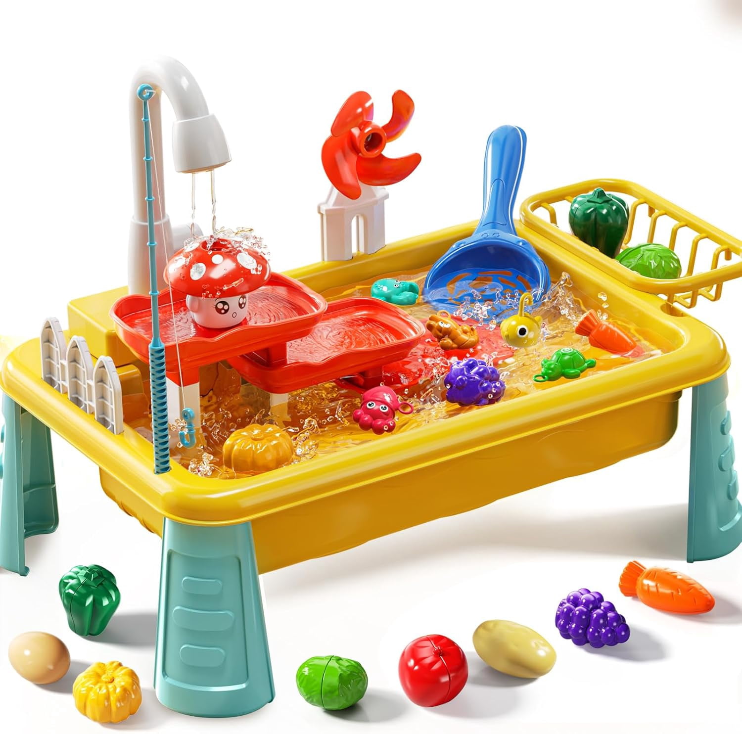 Water table water play toys suitable for children aged 2, 3, 4, 5 and 6 ...