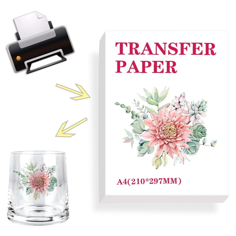 Water transfer printable Laser Clear Transparent Water Slide Decal ...