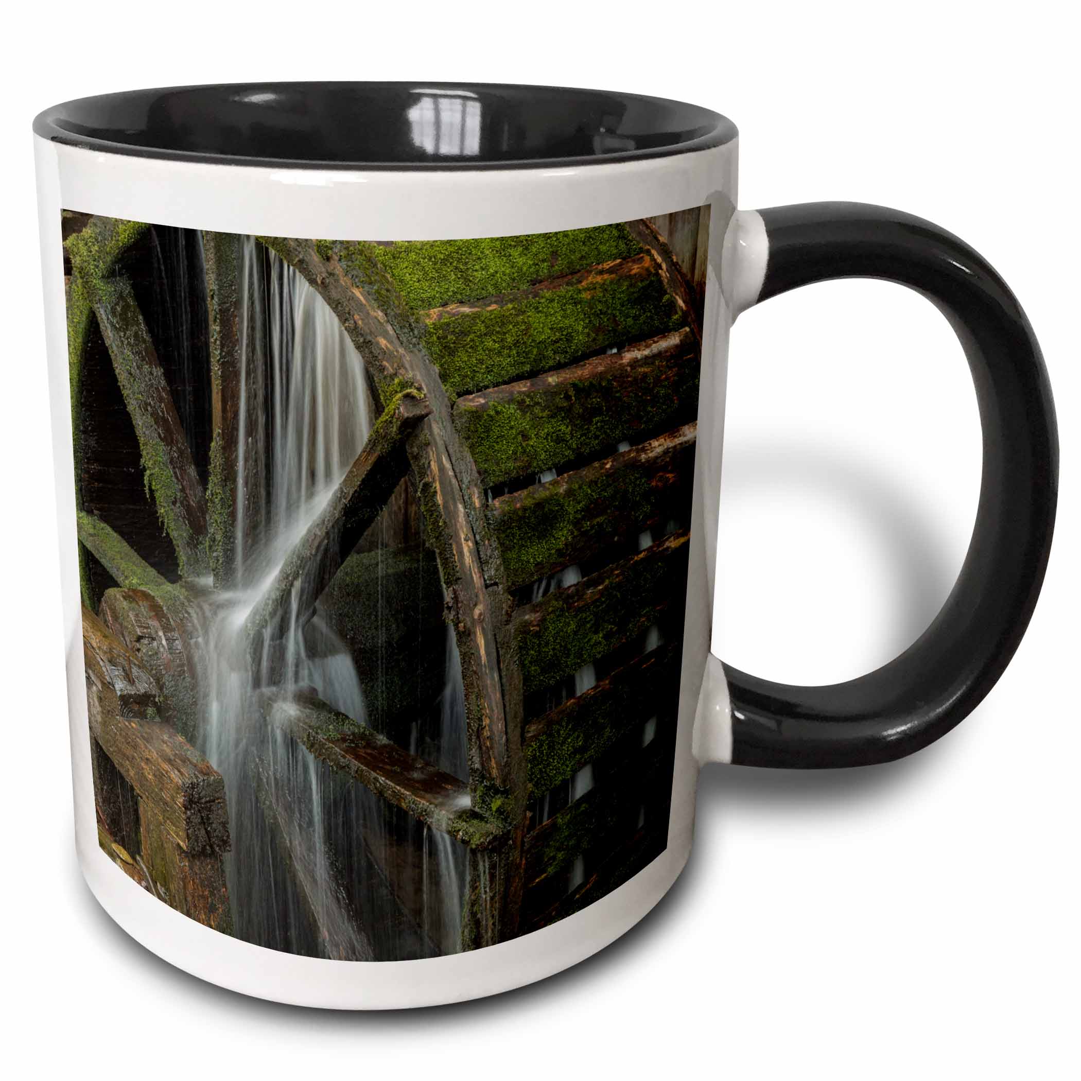 Water wheel of Cable Mill, Great Smoky Mountains NP, Tennessee 15oz Two ...
