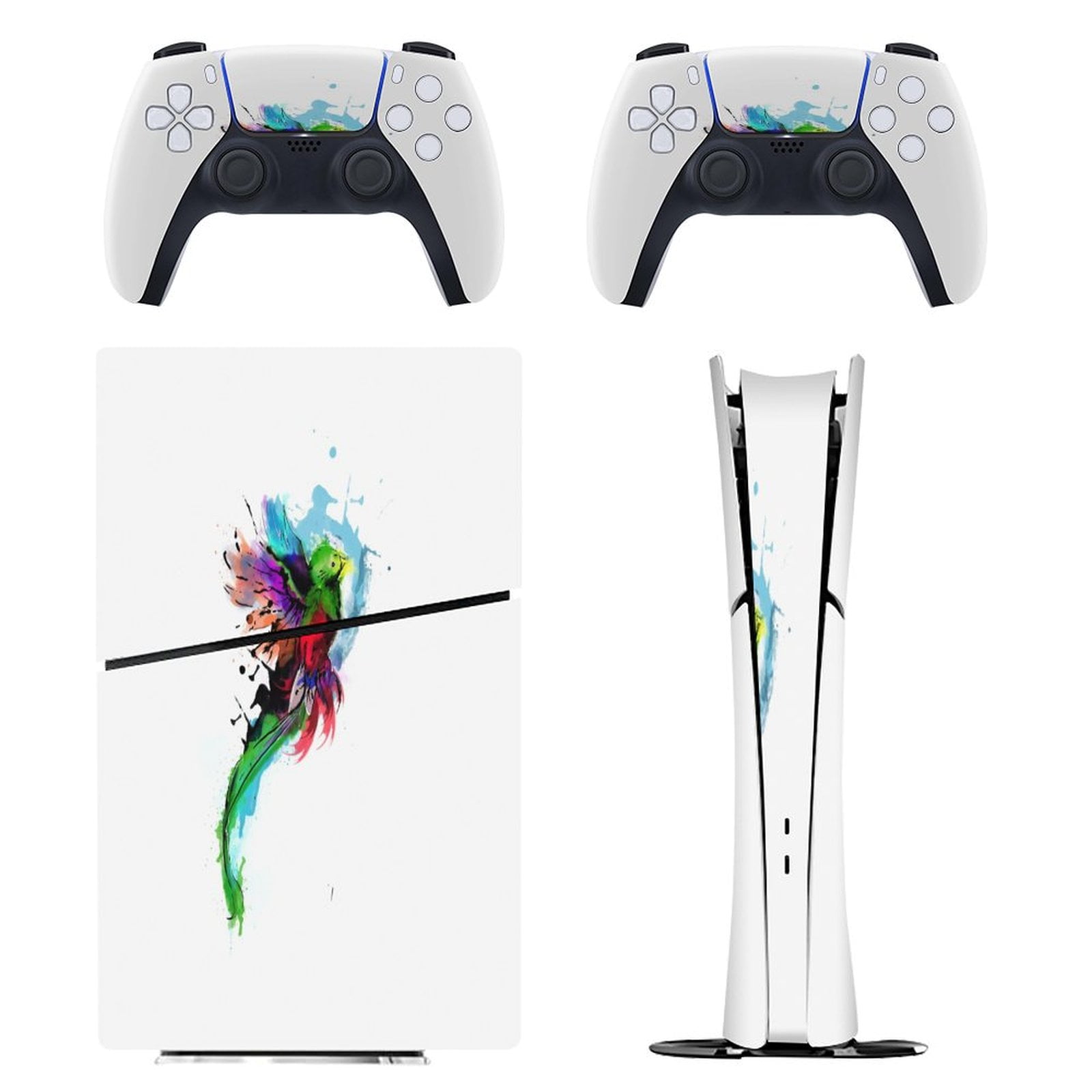 WaterColor Quetzal from Guatemala PS5/PS5 Pro/PS5 Slim Digital Disc ...
